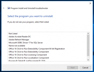 FIXED: Installing Microsoft ODBC Driver 17 for SQL Server produces "A ...